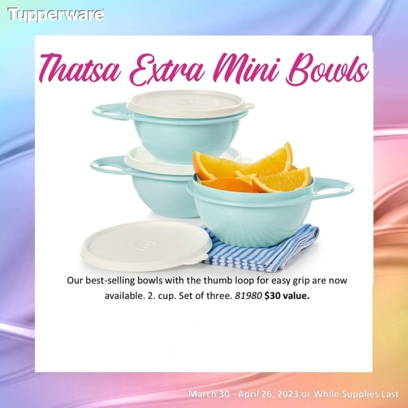 Tupperware | Storage & Organization | Tupperware Thatsa Extra Mini ...
